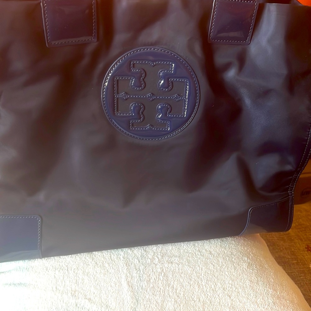 Tory Burch Blue Large Tote, Used As Work Bag, Gently … - Gem